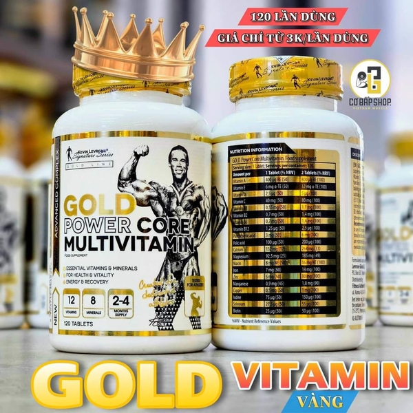 GOLD VITAMIN 120TABS - Cơ Bắp Shop