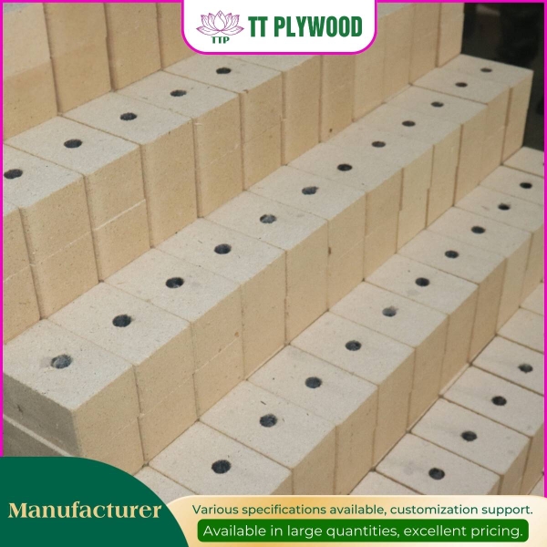 Chip Block - Compressed Wood Block for Pallets | TT PLYWOOD