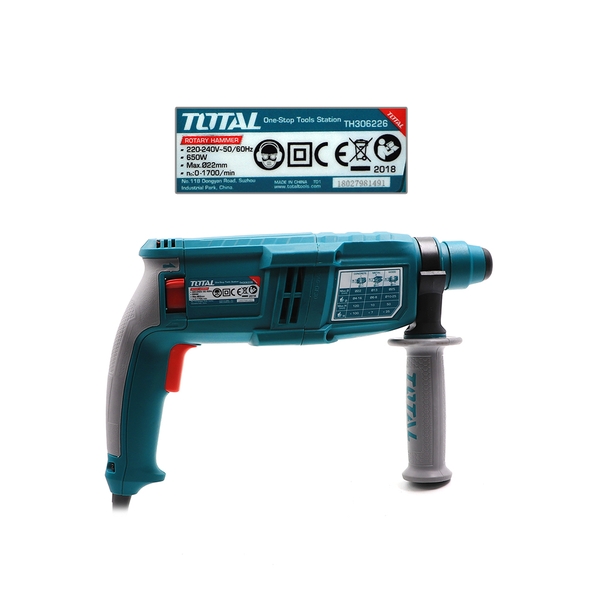 Máy khoan búa Total TH306236 650W