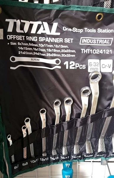 Bộ cờ lê hai vòng TOTAL THT1024121