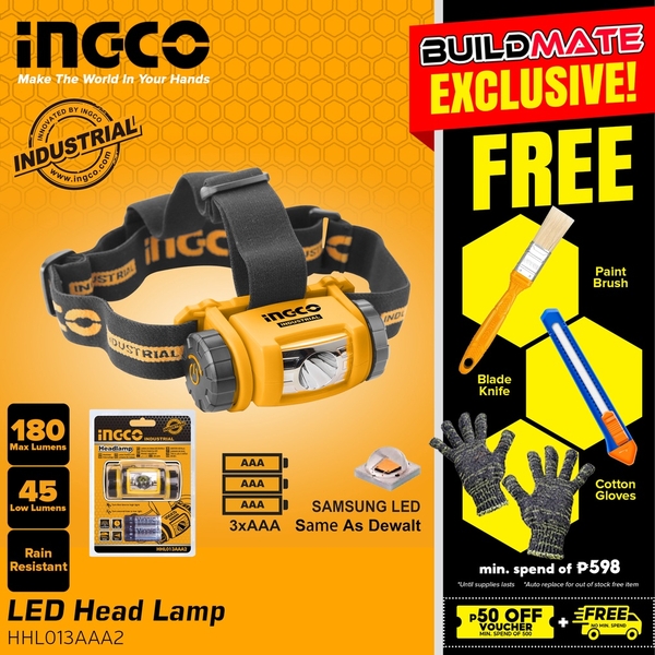 ĐÈN PHA ĐỘI ĐẦU INGCO HHL013AAA8