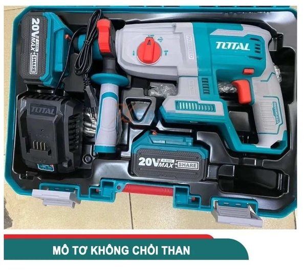 Máy khoan búa dùng pin Total TRHLI20228 20V