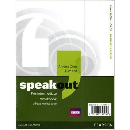 Speakout Pre-intermediate Workbook