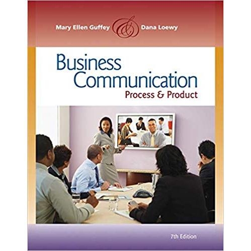 Business Communication: Process & Product