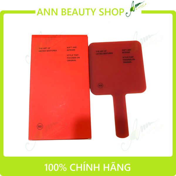 Gương Cầm Tay 3CE My Moves Square Mini Hand Mirror | Ann Beauty Shop