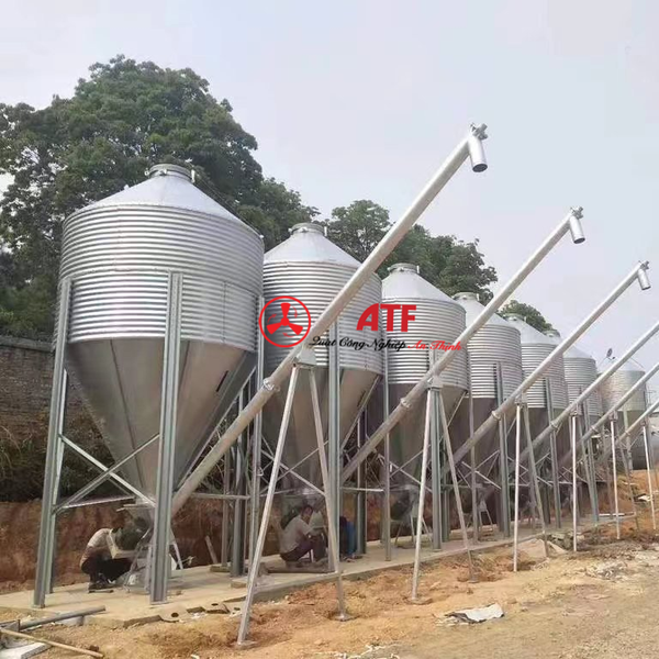 BỒN CHỨA THỨC ĂN – SILO 33 TẤN | Quạt công nghiệp An Thịnh