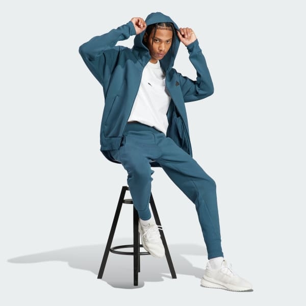 Bộ Thể Thao Adidas Màu Xanh - Premium Z.N.E Vertical Zipper Hooded ...