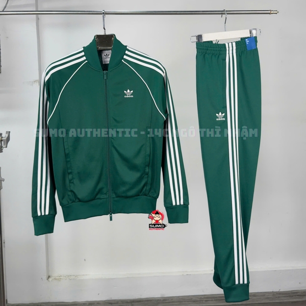 Bộ Thể Thao Adidas Chính Hãng Xanh - Classics SST Track Jacket - IR9863 ...