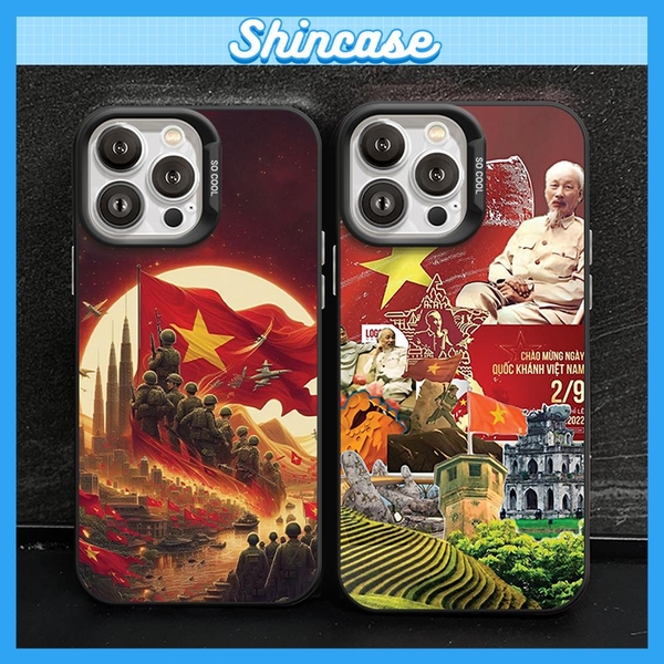Ốp Việt Nam Kháng Chiến Thắng Lợi IMD Nhám Chống Sốc Shin Case