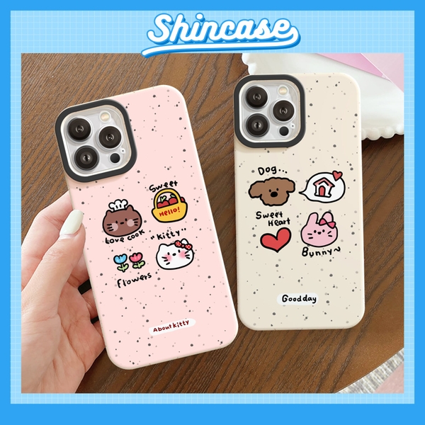 Ốp Bunny Kitten Lúa mạch Shin Case