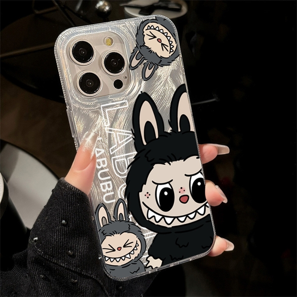 Ốp Labubu Cool Mềm Ánh Bạc Shin Case