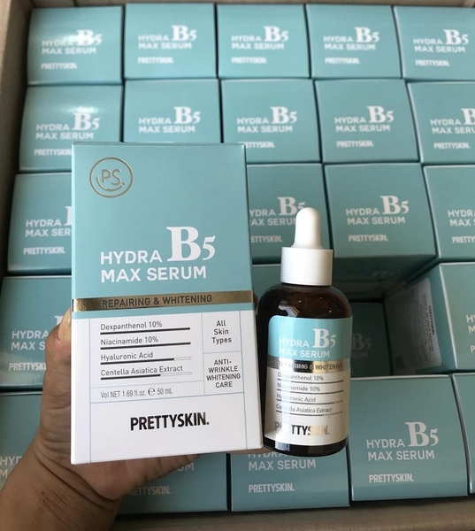 Serum Dưỡng Trắng Phục Hồi Da Prettyskin Hydra B5 Max Serum 50ml - LYO SHOP