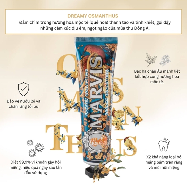 Kem Đánh Răng Marvis 75ml (Garden Collection)