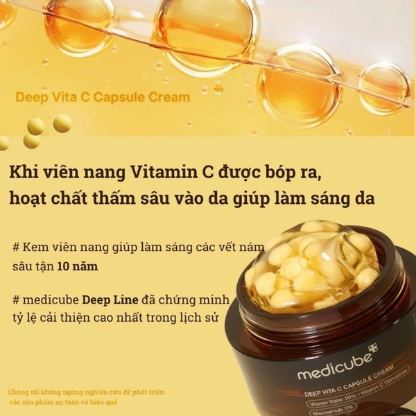 Kem Dưỡng Medicube Deep Vita C Capsule Cream 55g