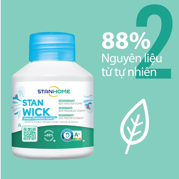 Sáp thơm khử mùi Stanhome Stan Wick Ocean 250ml hương biển tươi mát ...