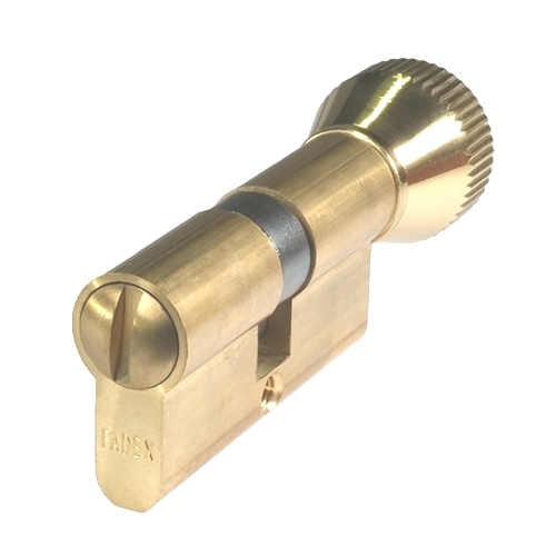 Ruột khóa Fadex màu vàng đồng cho cửa WC - AALock- khóa cao cấp chính hãng