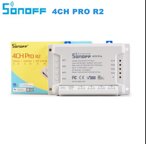 SONOFF 4CH PRO R2 Điều Khiển 4 Thiết Bị Qua WiFi – https ...
