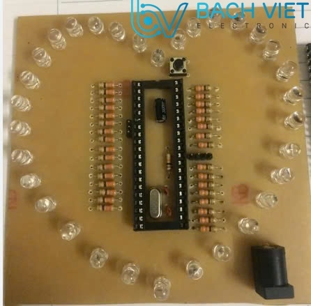 Mạch led trái tim 32 led – https://dientubachviet.com/
