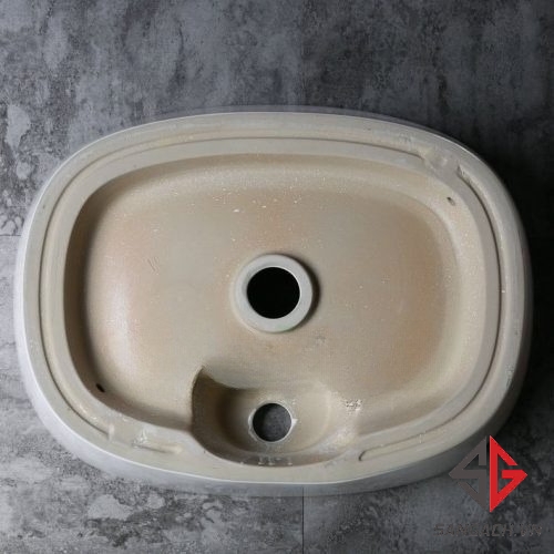 LAVABO ĐẶT BÀN TRẮNG SAGA LVB023 - Showroom Sàn Gạch