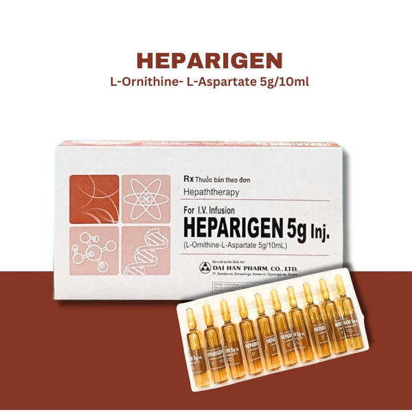 Heparigen 5g Inj - Bảo vệ gan Công ty Cổ phần Dược phẩm Đất Việt