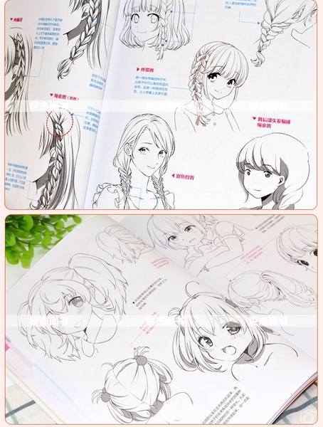 Anime Hair Dynamic Expression