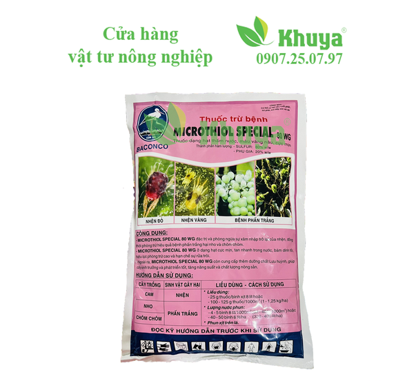 Microthiol special 80WG 1kg - CỬA HÀNG VẬT TƯ NÔNG NGHIỆP KHUYA