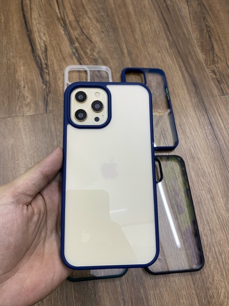 Ốp lưng Likgus trong suốt viền màu iPhone 12/12 Pro/12 Pro Max Nam Phụ Kiện