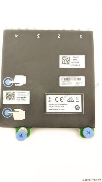 0FM487 FM487 Bo mạch Dell nic Broadcom 5720 4 port 1Gb | ServerPart.vn