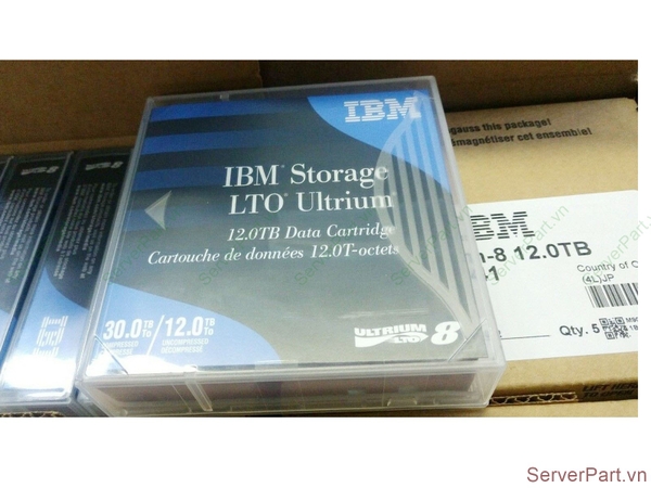 Băng từ Cartridge IBM LTO8 Ultrium 12TB 30TB Data Tape Cartridge 01PL0 ...