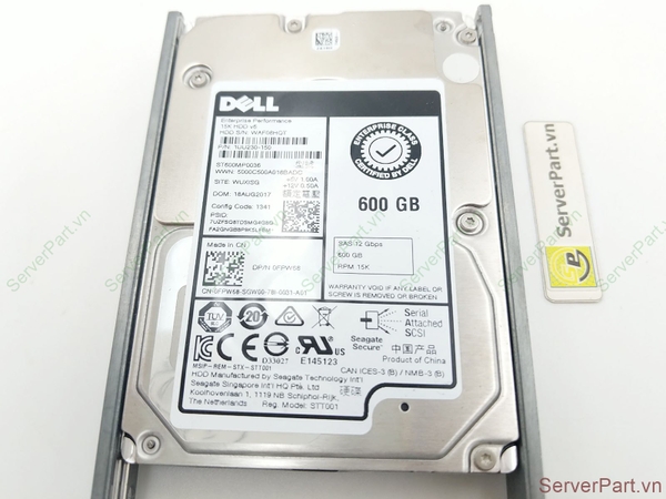 Ổ cứng HDD SAS Dell 600Gb 15K 2.5" 12Gbps 0FPW68 FPW68 ST600MP0036 ...