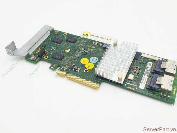 Cạc Raid Card SAS Fujitsu SAS2108 512Mb 6Gb/s PCIe x8 Dual-Port D2616 ...