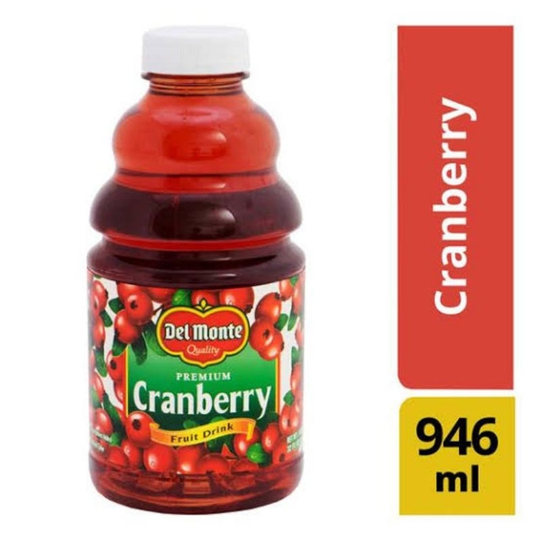 Nước ép nam việt quất Del Monte Cranberry - Chai nhựa 946ml Cocomark