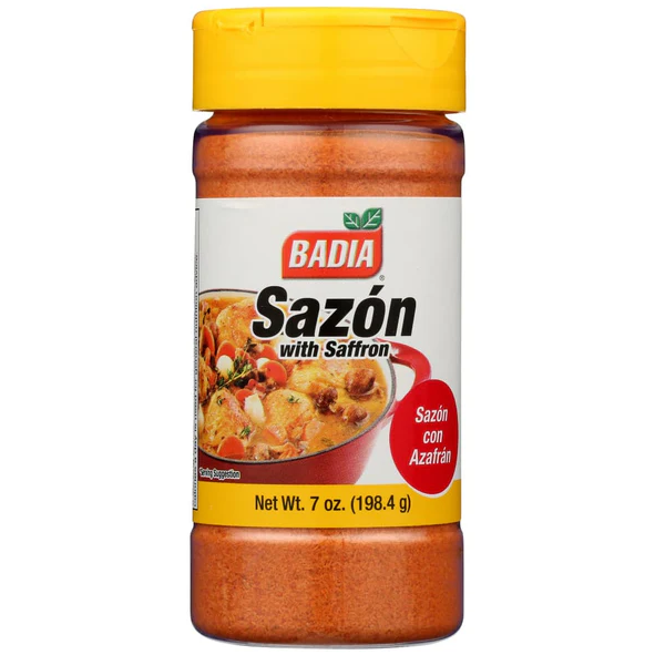 Hỗn hợp gia vị Sazon with Saffron - Badia Sazon with Saffron hủ 198.4 ...