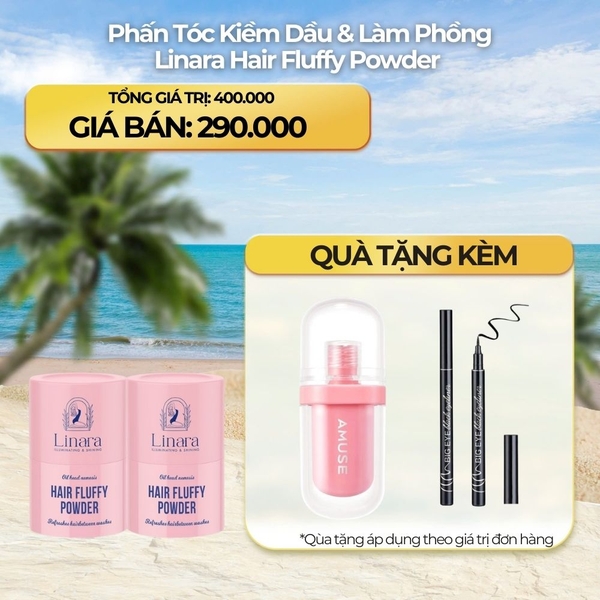 Phấn tóc Hút Dầu & Phồng Tóc Linara Hair Fluffy Powder | LENGRINSTORY