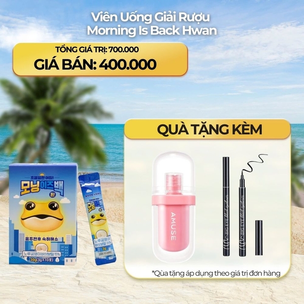 Viên Uống Giải Rượu Morning Is Back Hwan [3g x 10 gói] | LENGRINSTORY