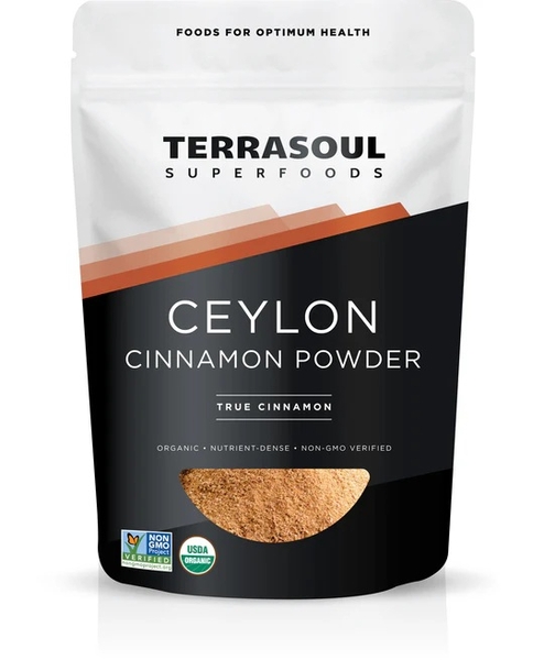 Bột Quế Ceylon Hữu Cơ TERRASOUL Ceylon Cinnamon Powder 454g - Organic360