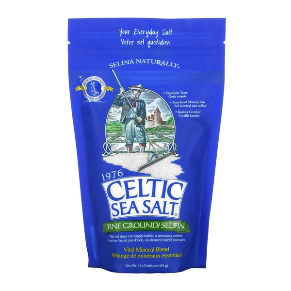 Muối biển Celtic dạng mịn Selina Naturally Fine Ground Selfin sea salt ...
