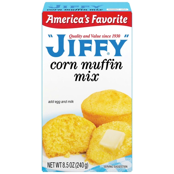 Bột Làm Bánh Muffin Ngô Pha Sẵn JIFFY Corn Muffin Mix 240g - Organic360