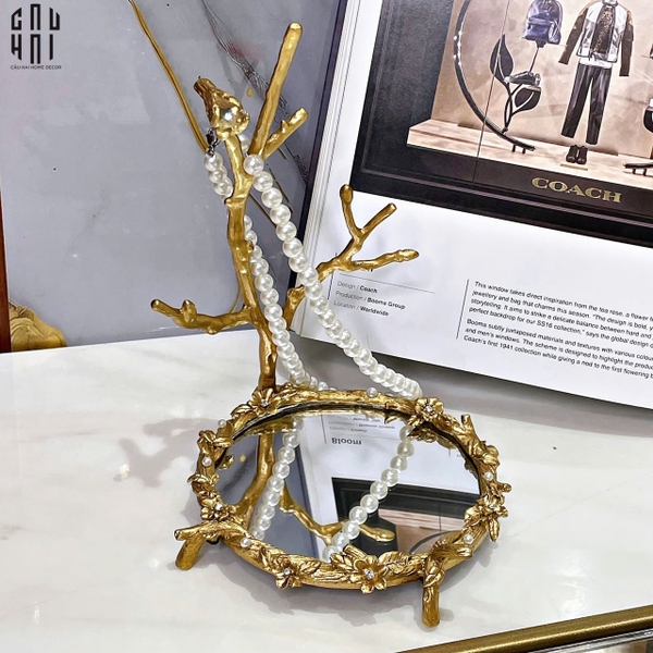 ĐĨA TRANG TRÍ MAGICAL BRASSON BIRD | Cậu Hai Home Decor