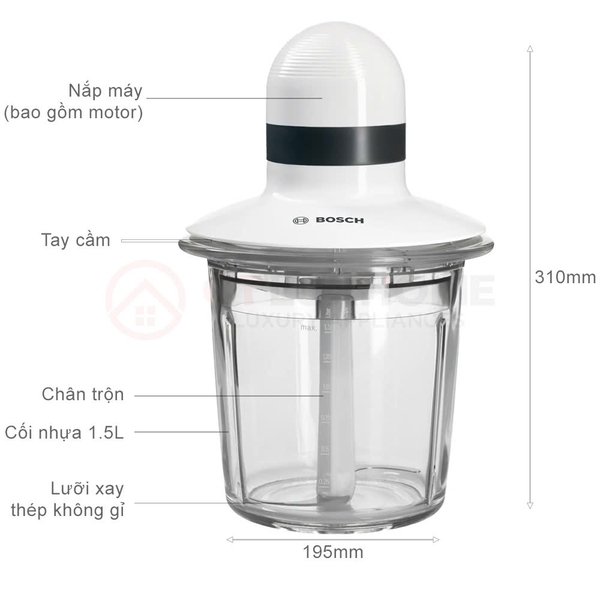 Máy xay thịt BOSCH MMR15A1 | Bosch Luxury - Hệ Thống Showroom Bosch ...