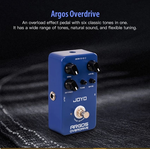 JOYO JF-23 ARGOS OVERDRIVE – Pedal Overdrive 6 Tone Kinh Điển, Tích Hợp ...