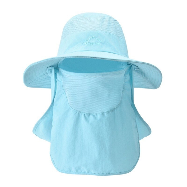 Mũ COLD UV HAT màu xanh nhạt