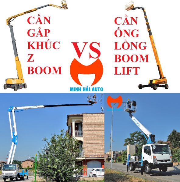 CHỌN XE NÂNG CẦN GẤP KHÚC Z BOOM HAY CẦN ỐNG LỒNG BOOM LIFT