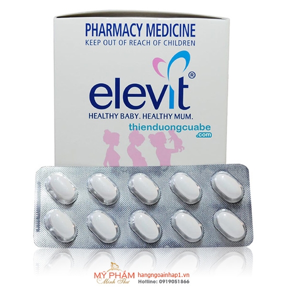 Elevit - Vitamin cho bà bầu, hộp 100 viên – Úc Mỹ phẩm Minh Thư - Hàng ...