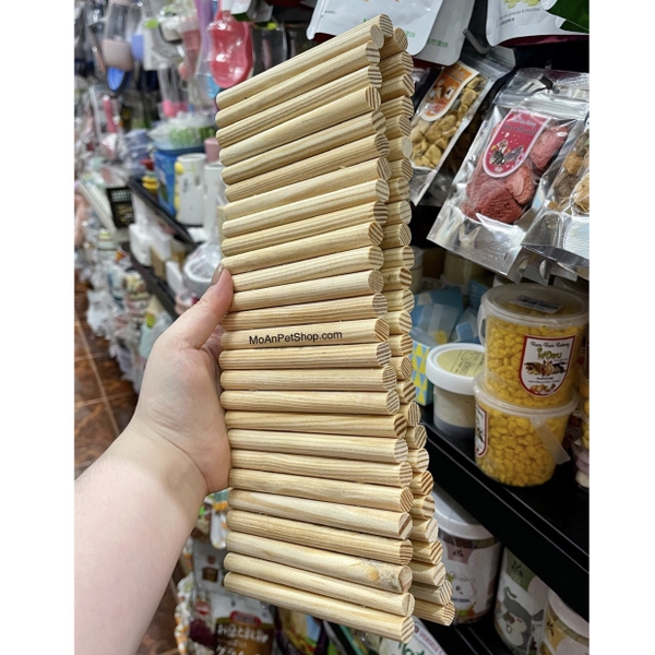 Thang Decor Phân Khu Gỗ Trắng 12x60cm cho Hamster | Thú Nhỏ MoAnPetShop.com