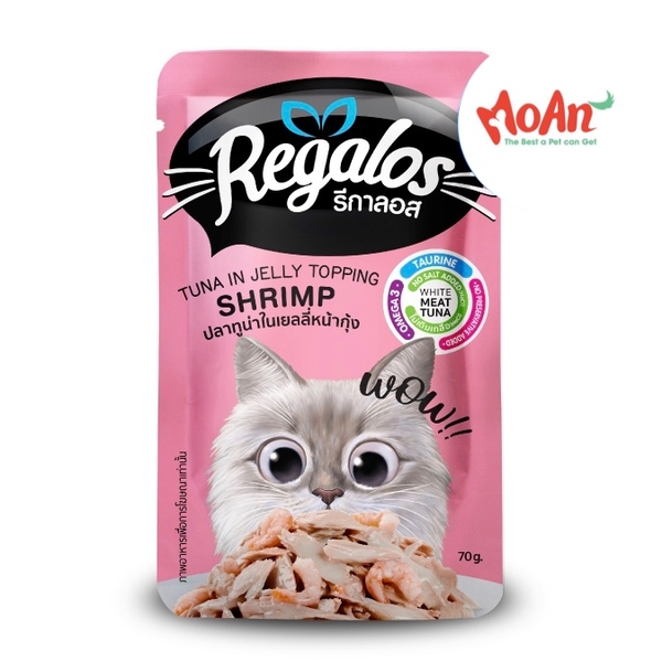 Pate Regalos Thái Lan Tuna in Jelly topping Shrimp [Cá Ngừ & Tôm] 70g ...