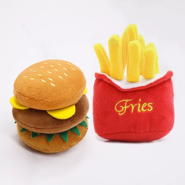 Đồ Chơi Hamburger Bông Bíp Bíp 9x10cm MoAnPetShop.com