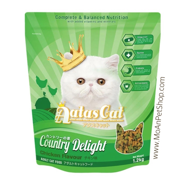 Hạt Mèo Aatas Cat Country Delight Gà 1.2kg MoAnPetShop.com