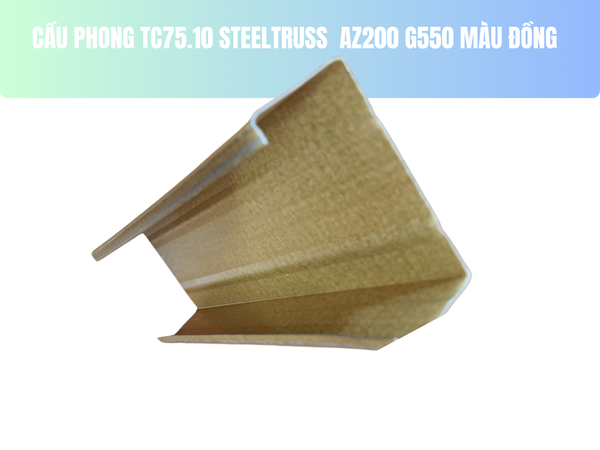 TC75.10-Thanh xà gồ/cầu phong STEELTRUSS màu vàng AZ200 | CÔNG TY THI ...