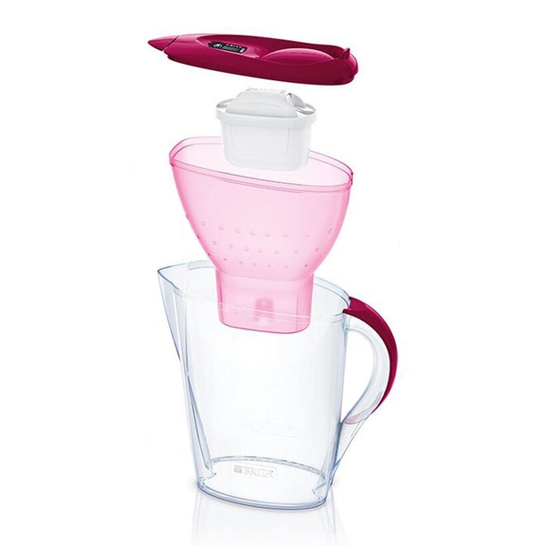 Bình lọc nước Brita Marella Basic màu hồng 2,4L (kèm Maxtra Plus ...